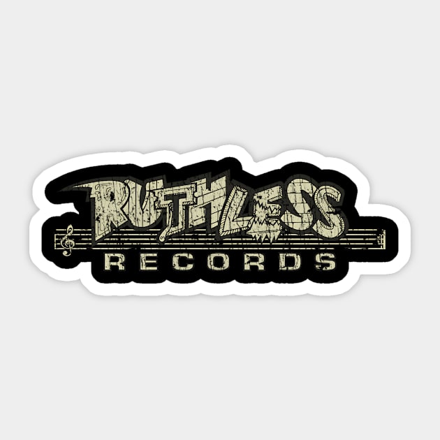 Ruthless Records 1987 Logo - Ruthless Records - Sticker | TeePublic